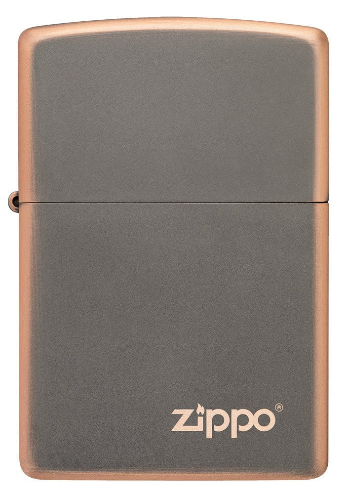 Clássico Bronze Rústico Logotipo Zippo Isqueiro à Prova de Vento – Zippo Brazil
